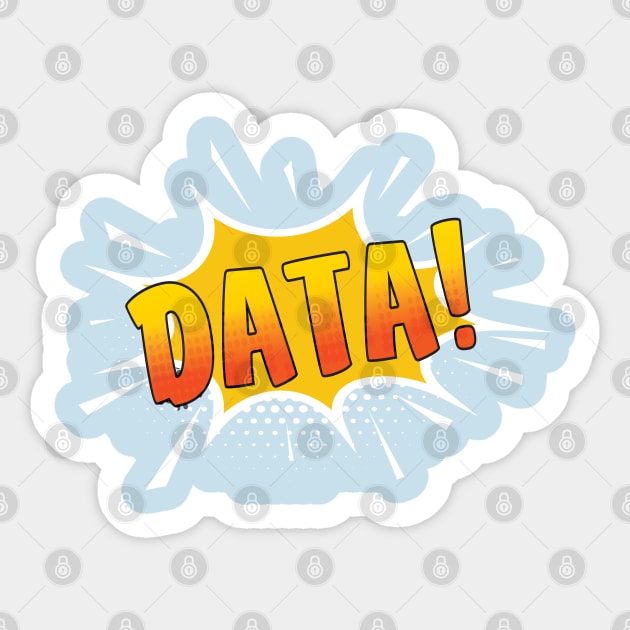 Data Pow Funny Data Analytics Data Engineering for a Data Scientist - Data Analyst - Sticker ...